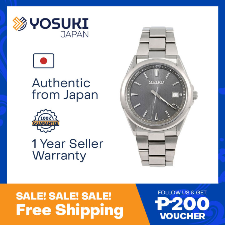 SEIKO SELECTION SBTM347 Solar/Radio Controlled Silver Wrist Watch For ...