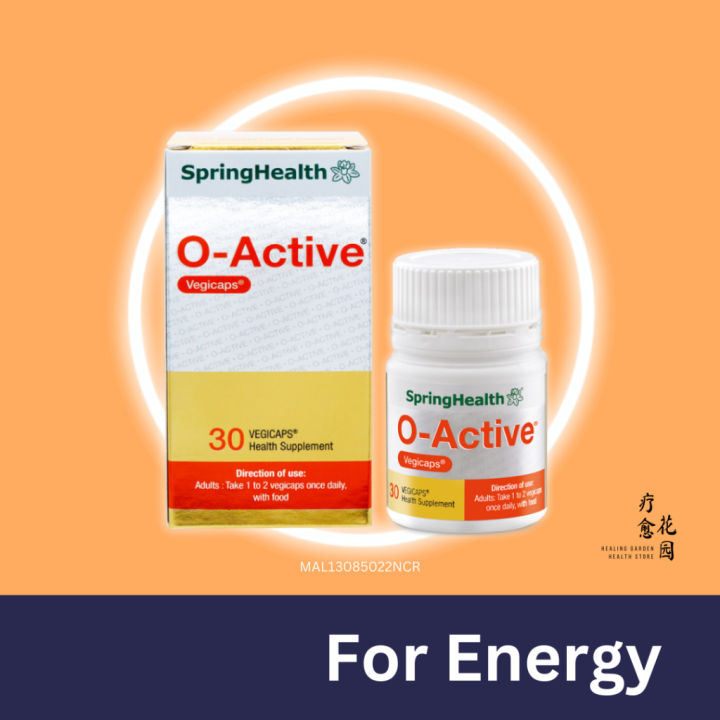 [Energy] SpringHealth O-Active® Vegicaps® 30 capsules | Lazada