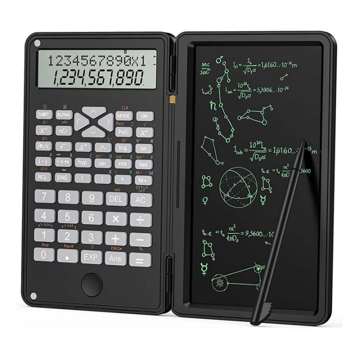 Calculator, Scientific Calculators 12-Digit Calculator Writing Tablet ...