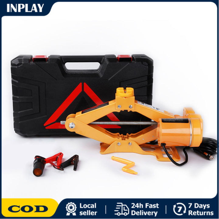 2 Tons Car Electric Jack Hydraulic Car Jack Set Lifting Car Emergency ...