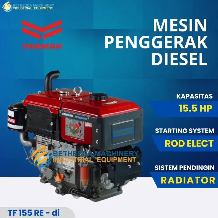 Diesel Engine Yanmar 15.5HP Mesin penggerak TF 155 MRE-di 15,5PK / 15.5 ...