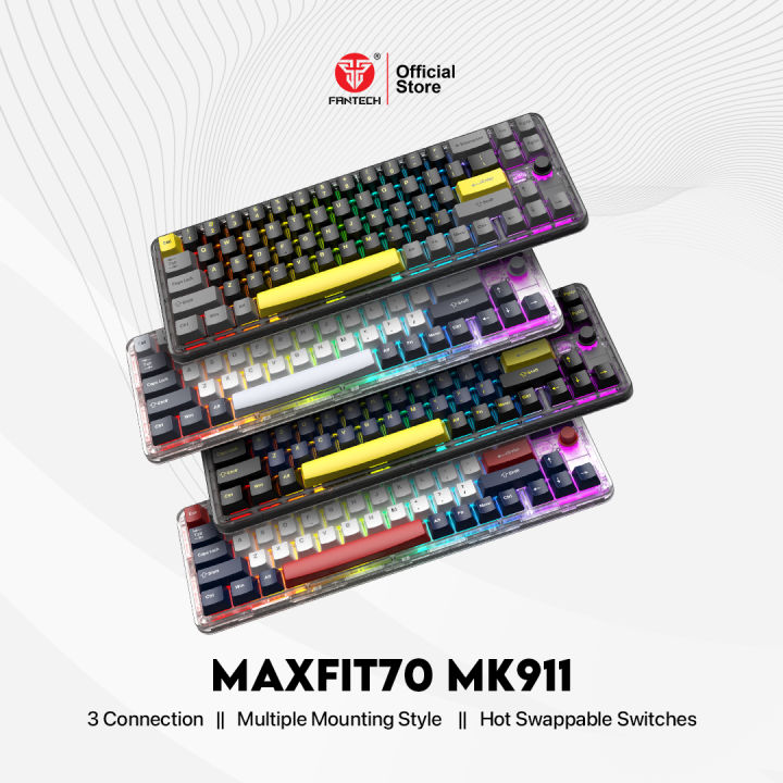 Fantech MAXFIT70 MK911 Wireless 65% Mechanical Keyboard Gaming | Lazada ...