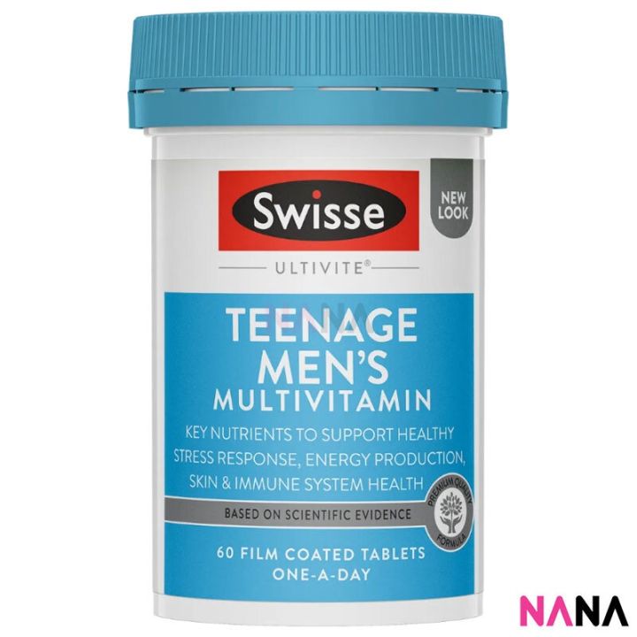 Swisse Ultivite Teenage Men’s Multivitamin 60 Tablets (EXP:05 2027) | Lazada PH