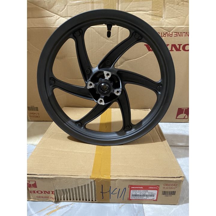 Cụm vành & moay ơ trước | mâm trước Vision (2014-2020) màu Đen nhám ...