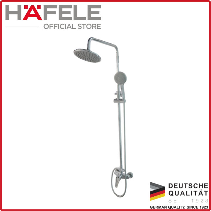 Hafele Shower Column, with Rain And Hand Shower, Chrome Polished ...