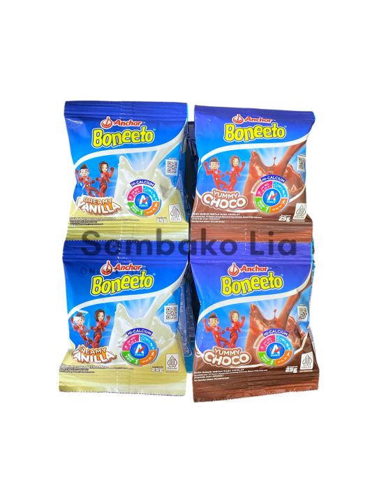 Boneeto Susu Bubuk 25gr Isi 10pc Sachet All Varian / Nutrisi untuk Daya ...