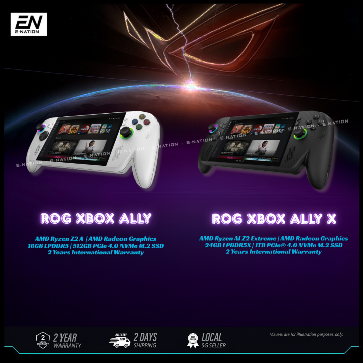 [Ready Stock] ASUS ROG Xbox Ally / Xbox Ally X (2025) Gaming Handheld PC | RC73YA | RC73XA | 2Y ...
