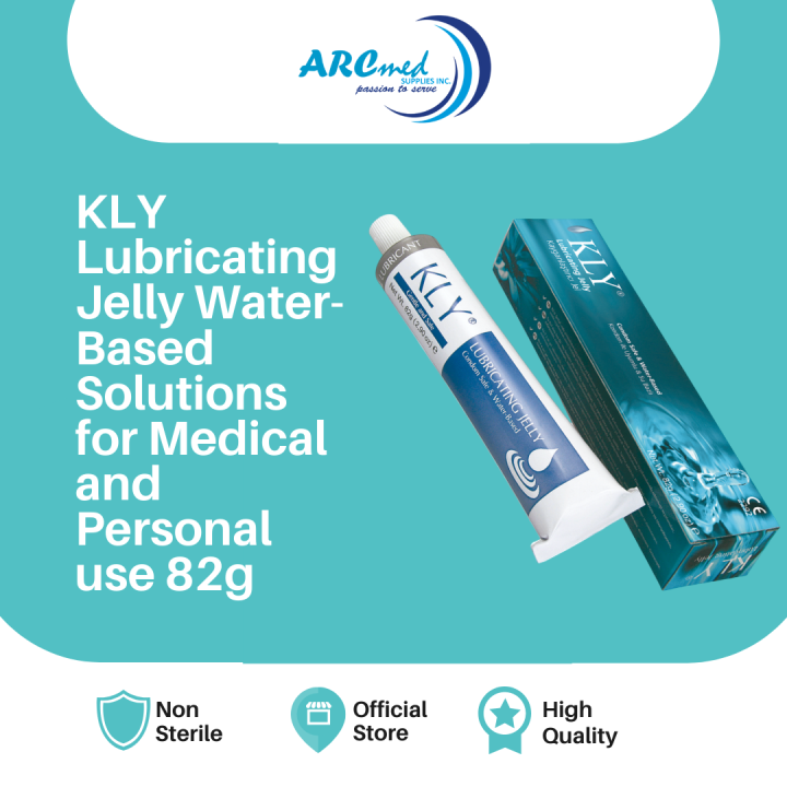 KLY Lubricating Jelly Water-Based Solutions for Medical and Personal ...