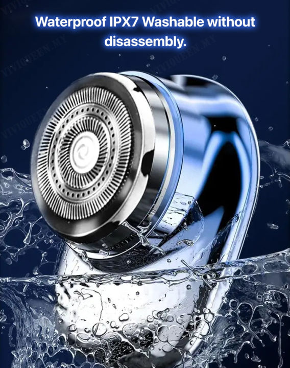 Electric shaver men's shaver Wet and dry portable travel razor | Lazada PH