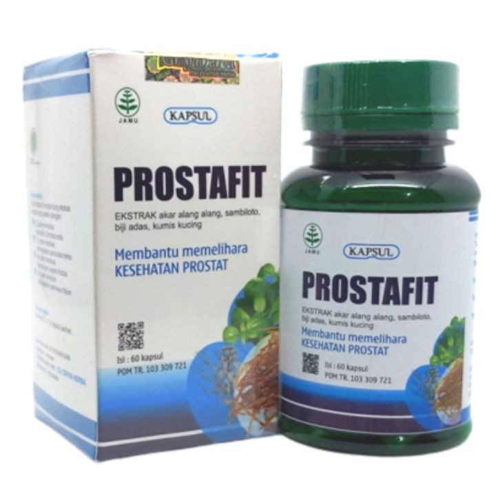 PROSTAFIT Obat Prostat Herbal Melancarkan Buang Air Kecil 60 Kapsul ...