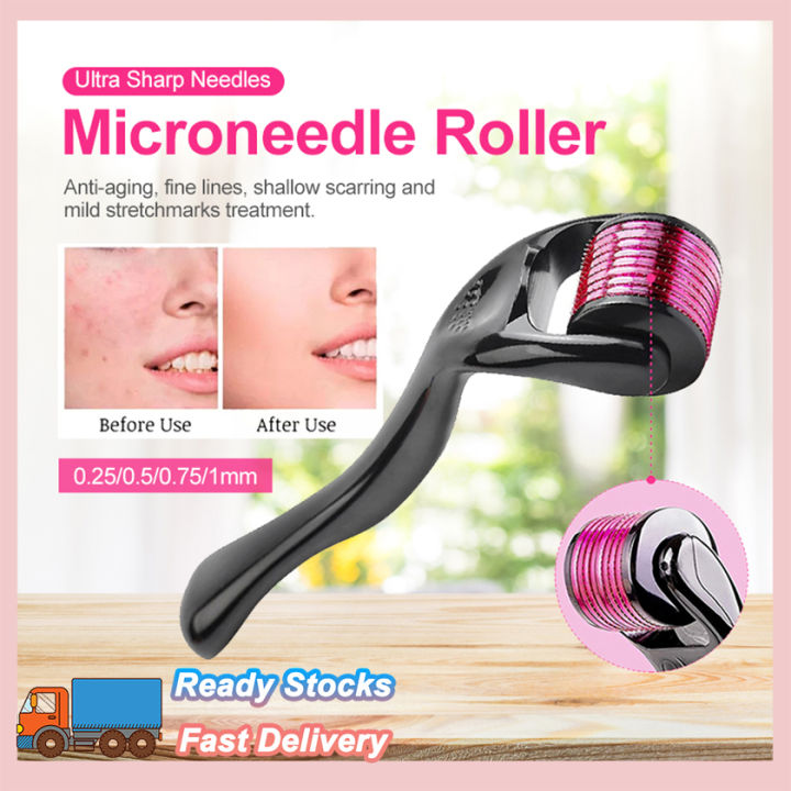 Microneedle Derma Roller Micro Needling Skin Care Hair Regrowth Beard ...