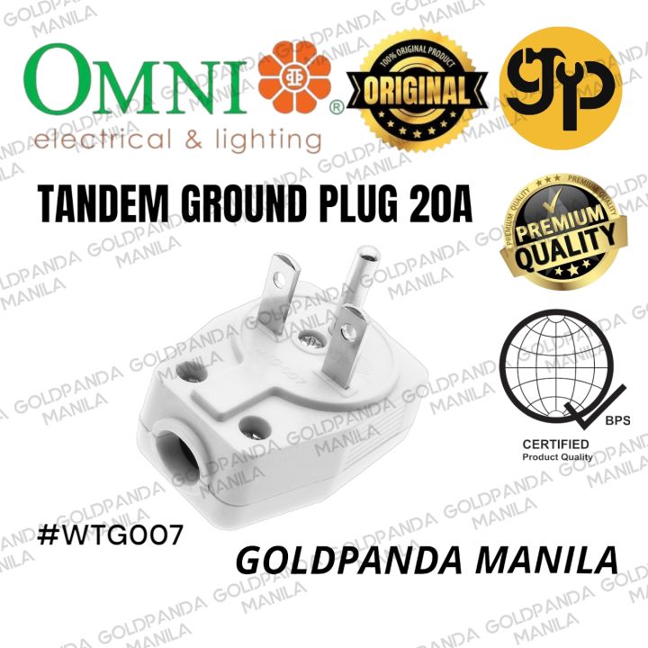 Omni Heavy Duty Tandem Ground Plug, WTG007, Goldpandamanila | Lazada PH