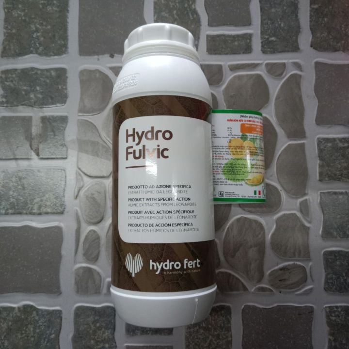 Phân hữu cơ sinh học Hydro Fulvic chai 1 lít nguyên liệu nhập khẩu ...