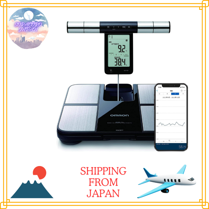 OMRON Weight Body Composition Meter KRD-703T Smartphone Linked, Body ...