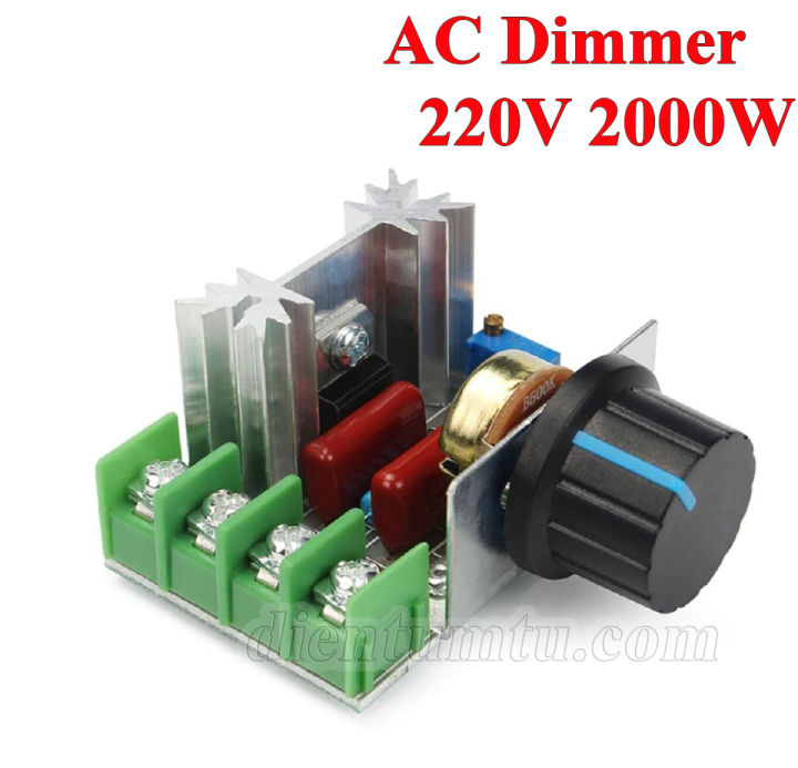 Mạch Dimmer AC 220V 2000W - Dùng điều chỉnh tốc độ động cơ AC, Điều ...