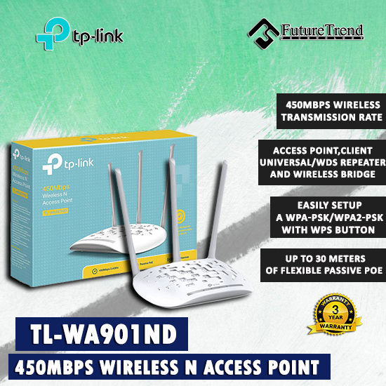 TP-Link 450Mbps Wireless N Access Point (TL-WA901N) | Lazada