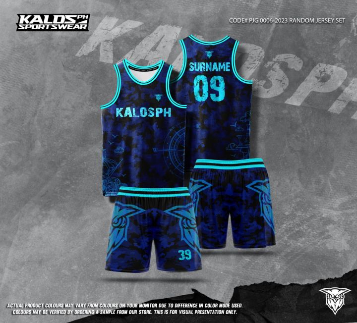 KALOSph BASKETBALL JERSEY SET CODE # PJG 006-2023 RANDOM JERSEY SET ...