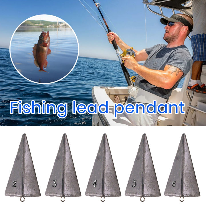 Fishing Lead Sinker Surf Fishing Sinker Saltwater Fishing Pyramid ...