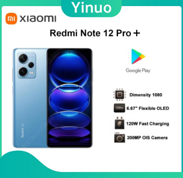 Xiaomi Redmi Note 12 Pro Plus 5G 12GB+256GB 200MP OIS Camera 120Hz ...