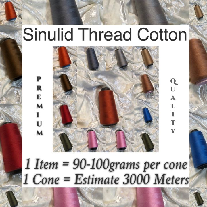 [WHOLESALE] Sinulid / Sewing Thread 3000 METERS per cone COD R&E ...