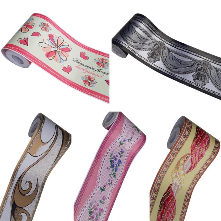 Wallpaper Border List Tembok Ukuran 10cmx10M List Border Wallpaper List ...