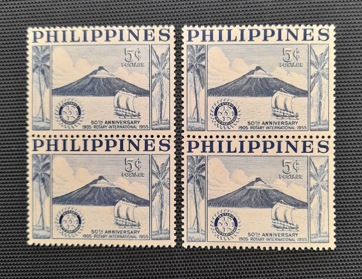 Philippine Postage Stamp set (Authentic-Mint Condition): 1955 Rotary ...