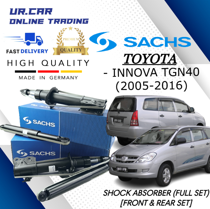 SACHS TOYOTA INNOVA TGN40 (2005 - 2016) SHOCK ABSORBER FULL SET / FRONT ...