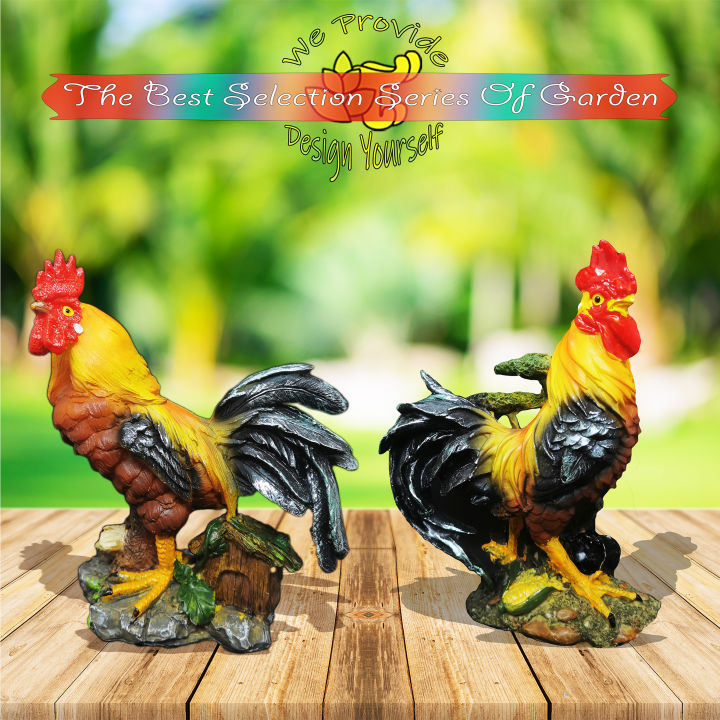 [D163,D164] - 2 Pattern Small Size Chicken Rooster deco The Best ...