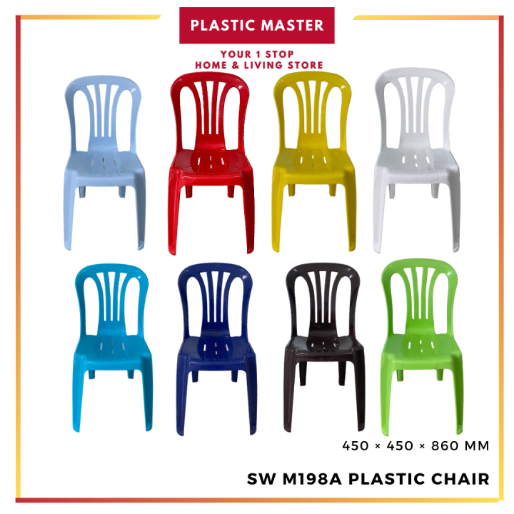 High Quality Plastic Chair 3 Years Warranty Multiple Colors Household ...