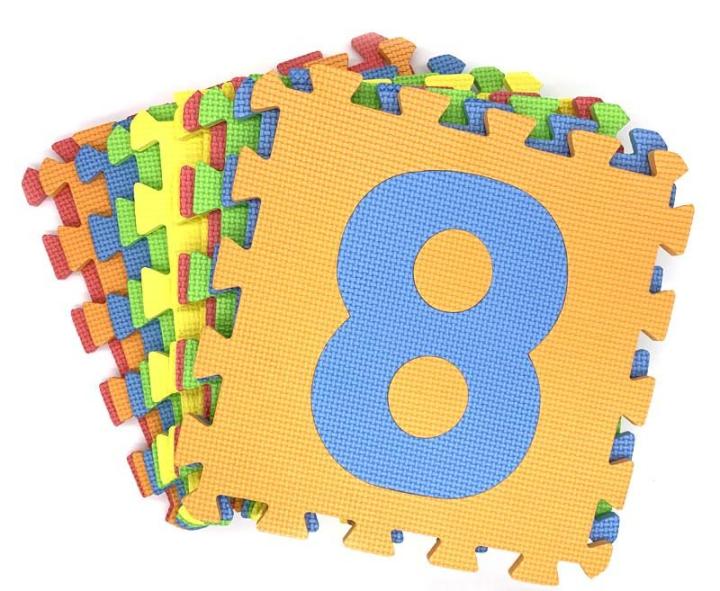 Puzzle Mat / playmat Numbers 10 pieces | Lazada PH