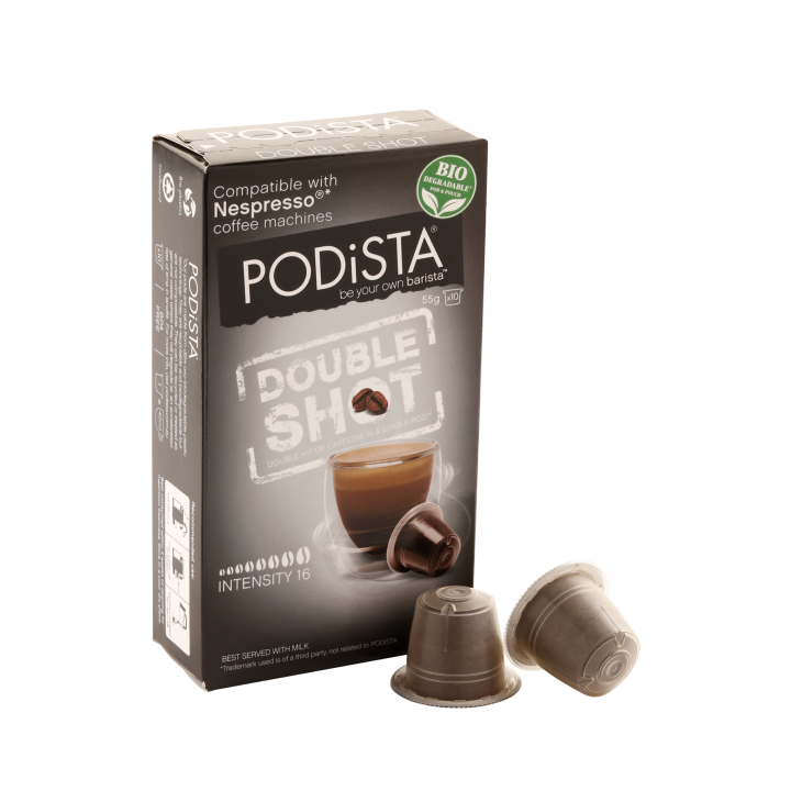 Podista Double Shot with Guarana Extract Infusion Nespresso Compatible ...
