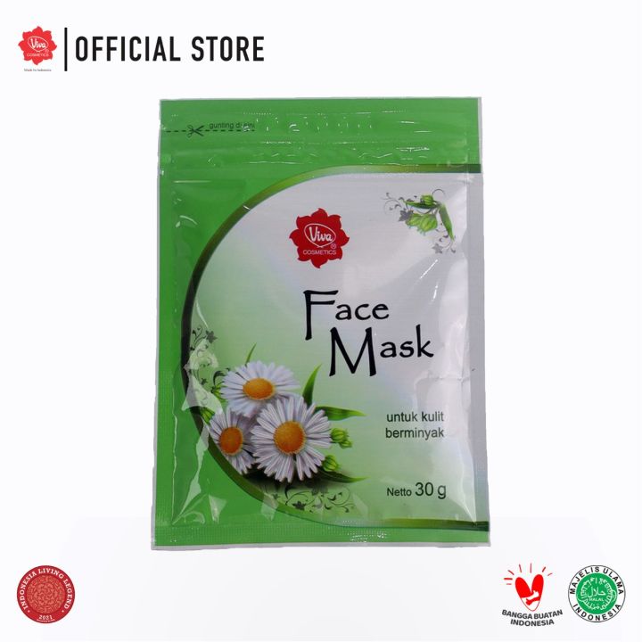 Viva Face Mask Untuk Kulit Berminyak 30 gr | Lazada Indonesia