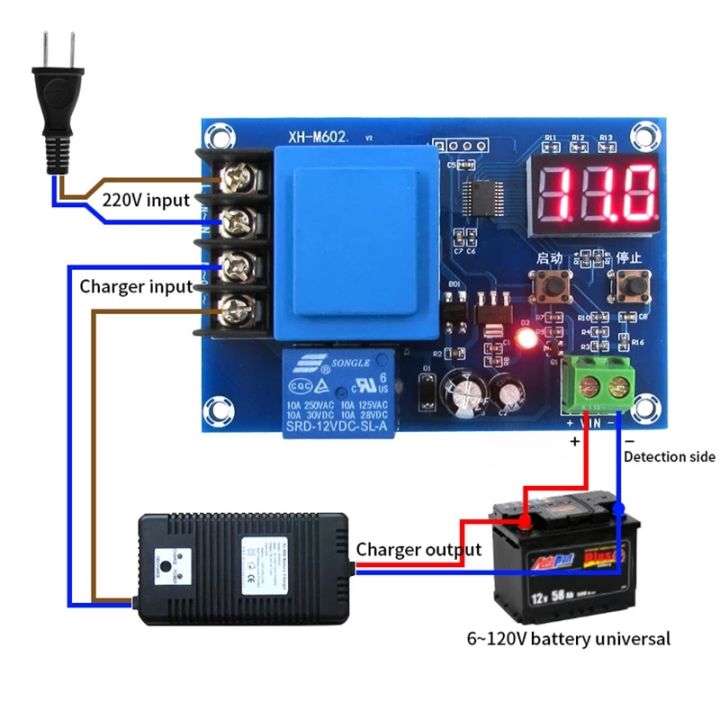 XH-M602 Battery Lithium Battery Charging Control Module Battery Charge ...