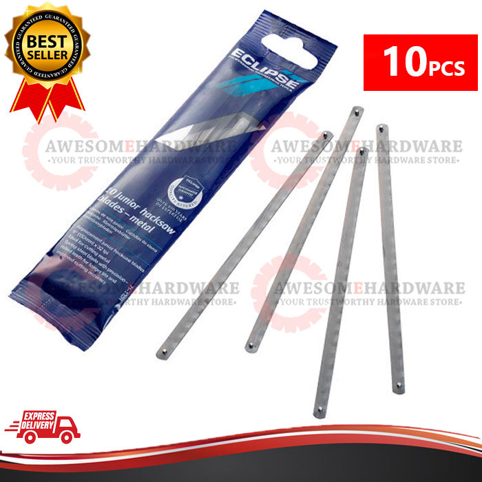 10PCS ECLIPSE ENGLAND 6 JUNIOR HACKSAW REPLACEMENT BLADE MINI SIZE SMALL SIZE Lazada