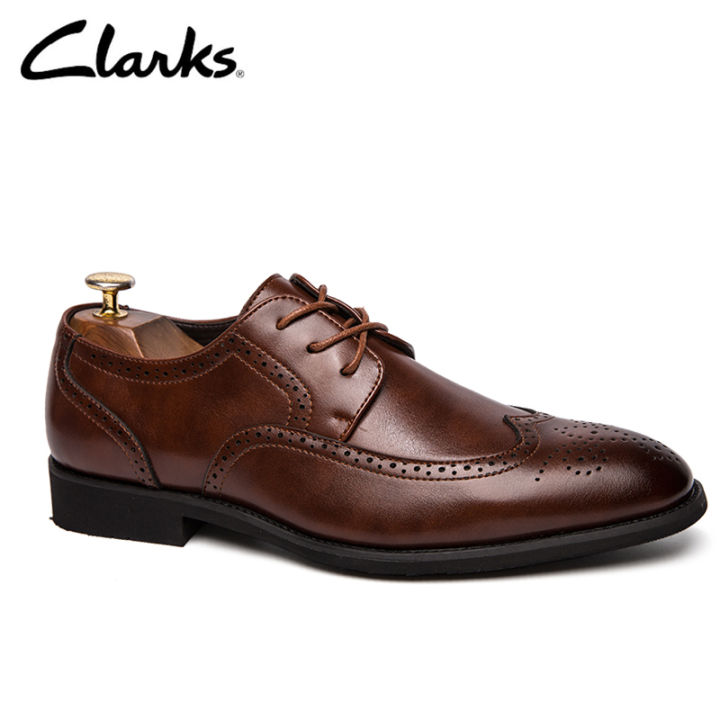 Clarks_รองเท้าคัทชูผู้ชาย WHIDDON WING 26158007 สีน้ำตาล | Lazada.co.th