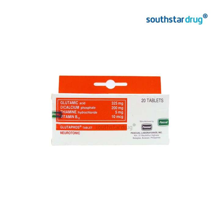 Glutaphos Tablet 20X1 Pack | Lazada PH