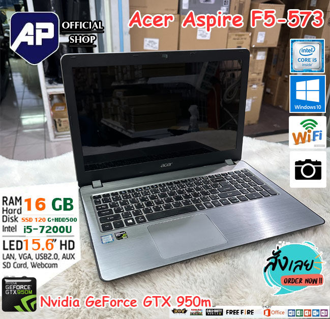 👍 Notebook Gaming ⚡💥โน๊คบุ๊ค DELL ASUS HP ACER MSI i3 i5 i7 i9 Ram 8-16 ...