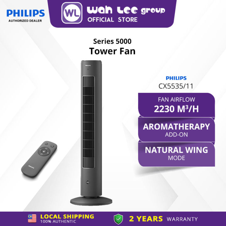 PHILIPS Tower Fan 5000 Series CX5535/11 | CX5535 (Large airflow ...