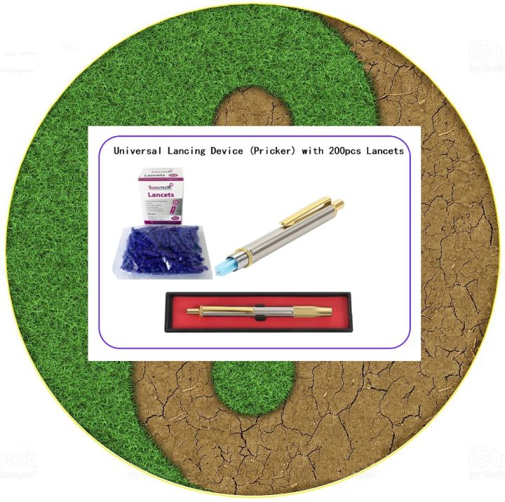 Universal Lancing Device (Pricker) with 200 pcs Lancets for Health ...