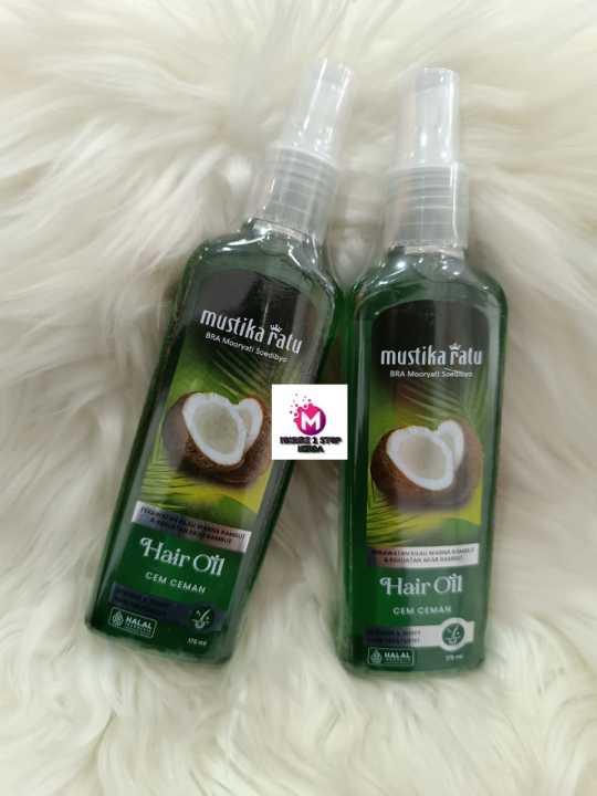 Mustika Ratu Minyak Cem-Ceman for Shiny Hair 175ml | Lazada
