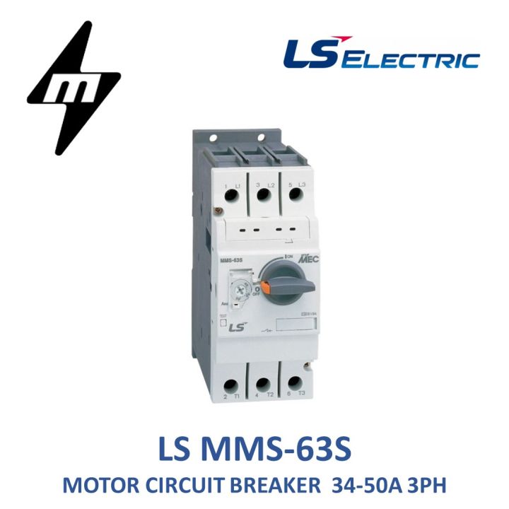 LS Electric MMS-63S Motor Circuit Breaker, 34 - 50A, 3 PHASE | Lazada PH