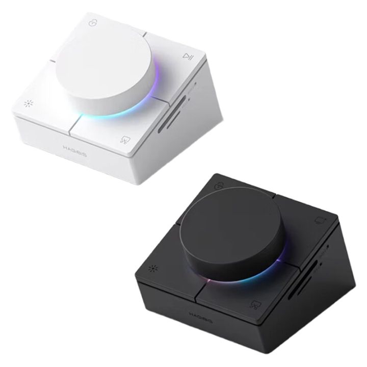 Knob USB C Hub with Shortcut Buttons Type-C Docking Station Volume ...