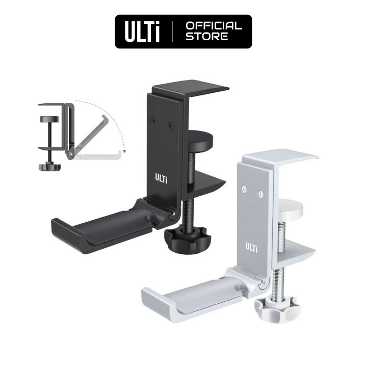 ULTi Headphone Mount Hanger Stand with Cable Organiser, Foldable Design ...