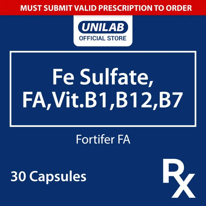 RX: FORTIFER FA 30s | Lazada PH