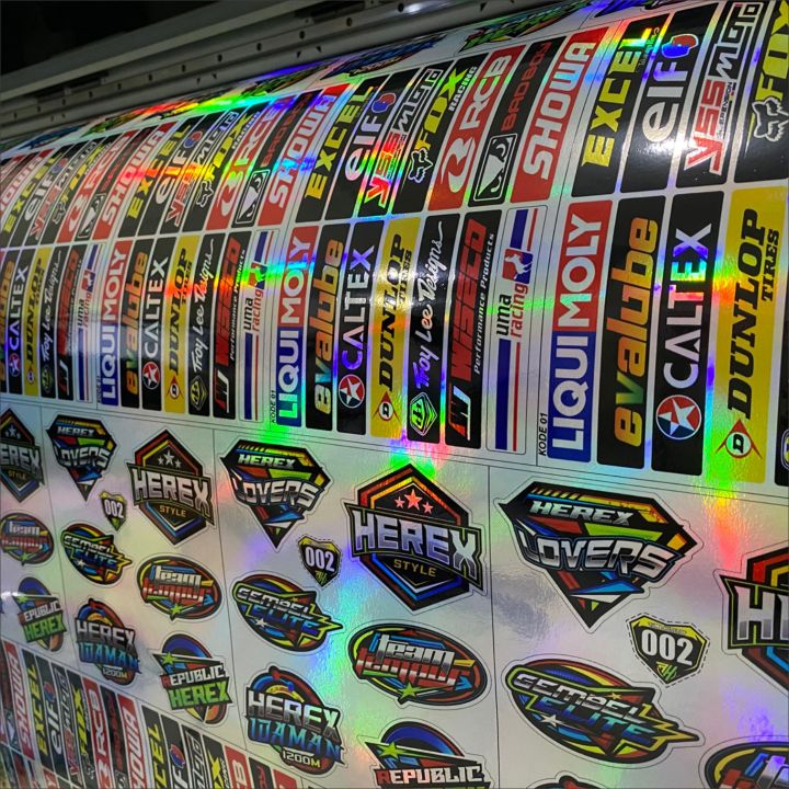 Stiker Papan Nomor Stiker Racing Stiker Nomor Start | Lazada Indonesia