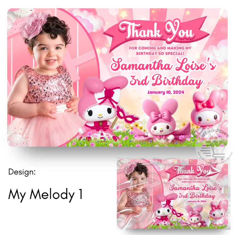 KUROMI | My MELODY Ref Magnet Souvenir ATM Size | Kuromi Giveaway ...