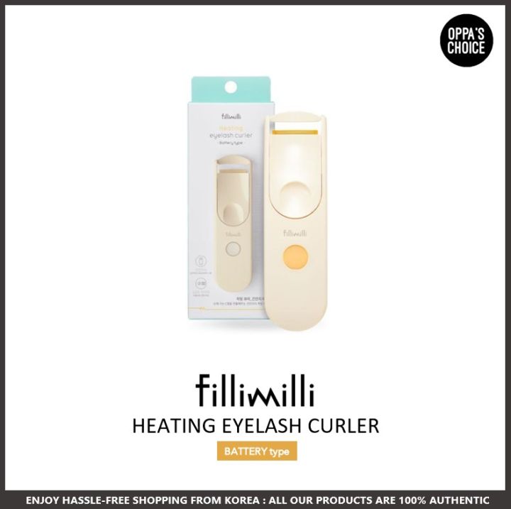 [Ready to ship] FILLIMILLI Heating eyelash curler | Lazada