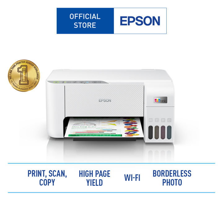 Epson EcoTank L3256 A4 Wi-Fi All-in-One Ink Tank White Printer | Lazada PH