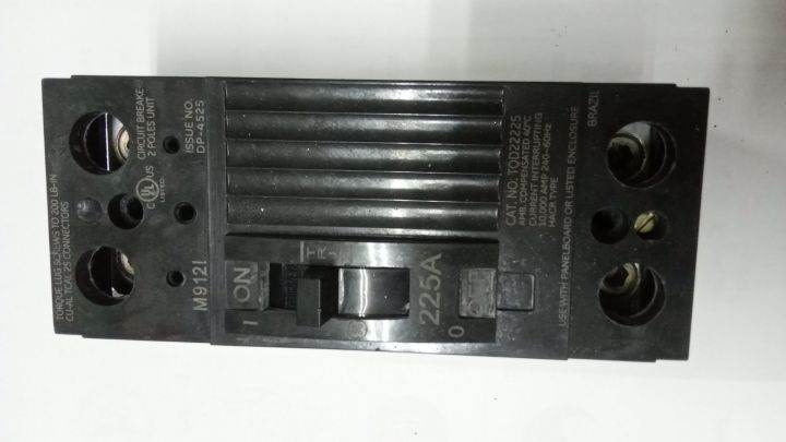 GE Breaker Circuit Breaker ORIGINAL TQD 225 Amperes 2 Pole Bolt-On Type | Lazada PH