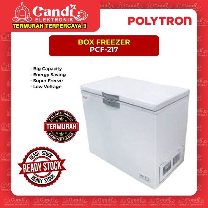 BOX FREEZER 200 LITER POLYTRON PCF-217 | Lazada Indonesia